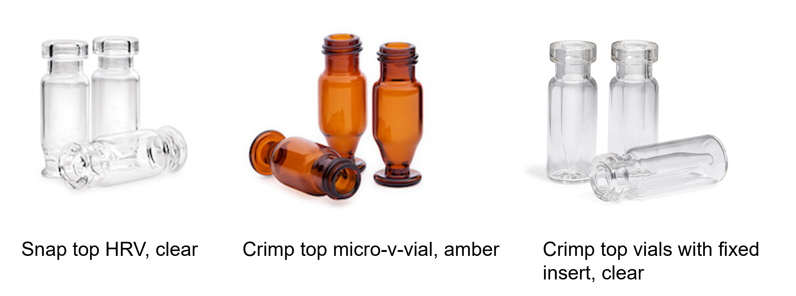 Different type of vials | Agilent