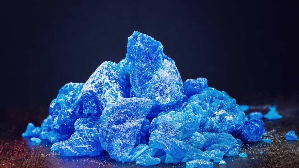 Blue Crystal Meth Wallpaper