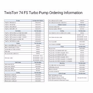 70 L/s DN 63 Small Turbo Pump, TwisTorr 74 FS | Agilent