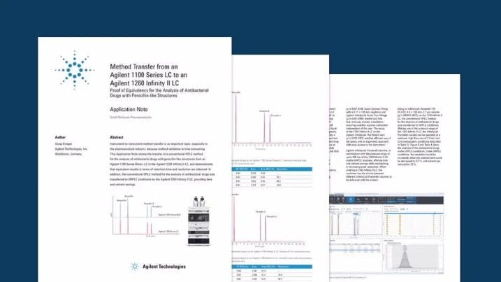 Pages Of An Application Note That Demonstrates How To Seamlessly Transfer A Method Originally